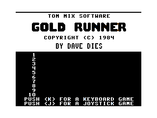 Gold Runner